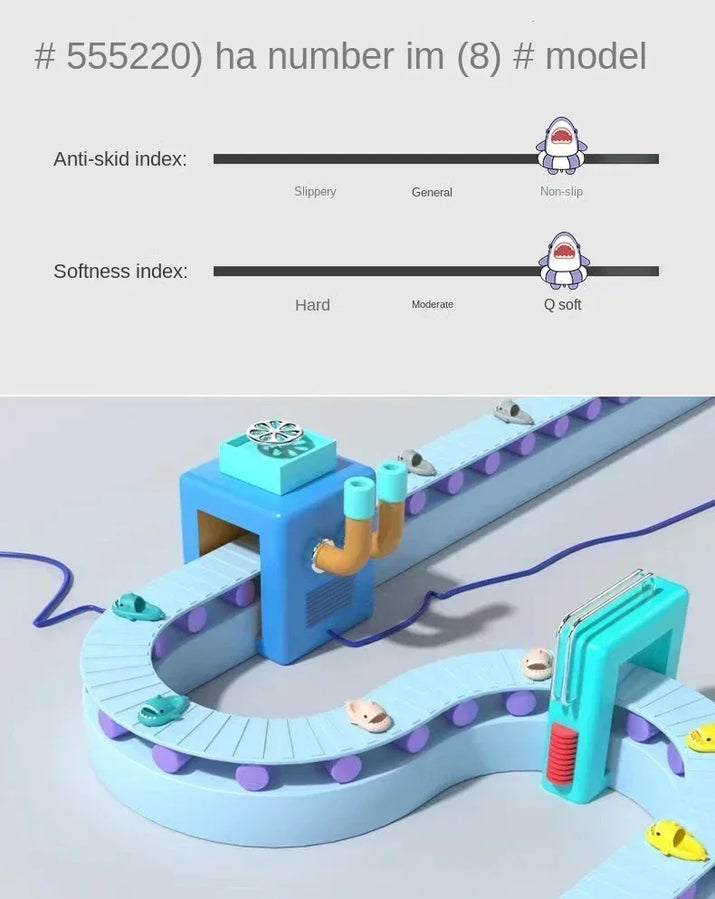 New Style Shark Slippers | Non-Slip EVA Summer Slides for All ...